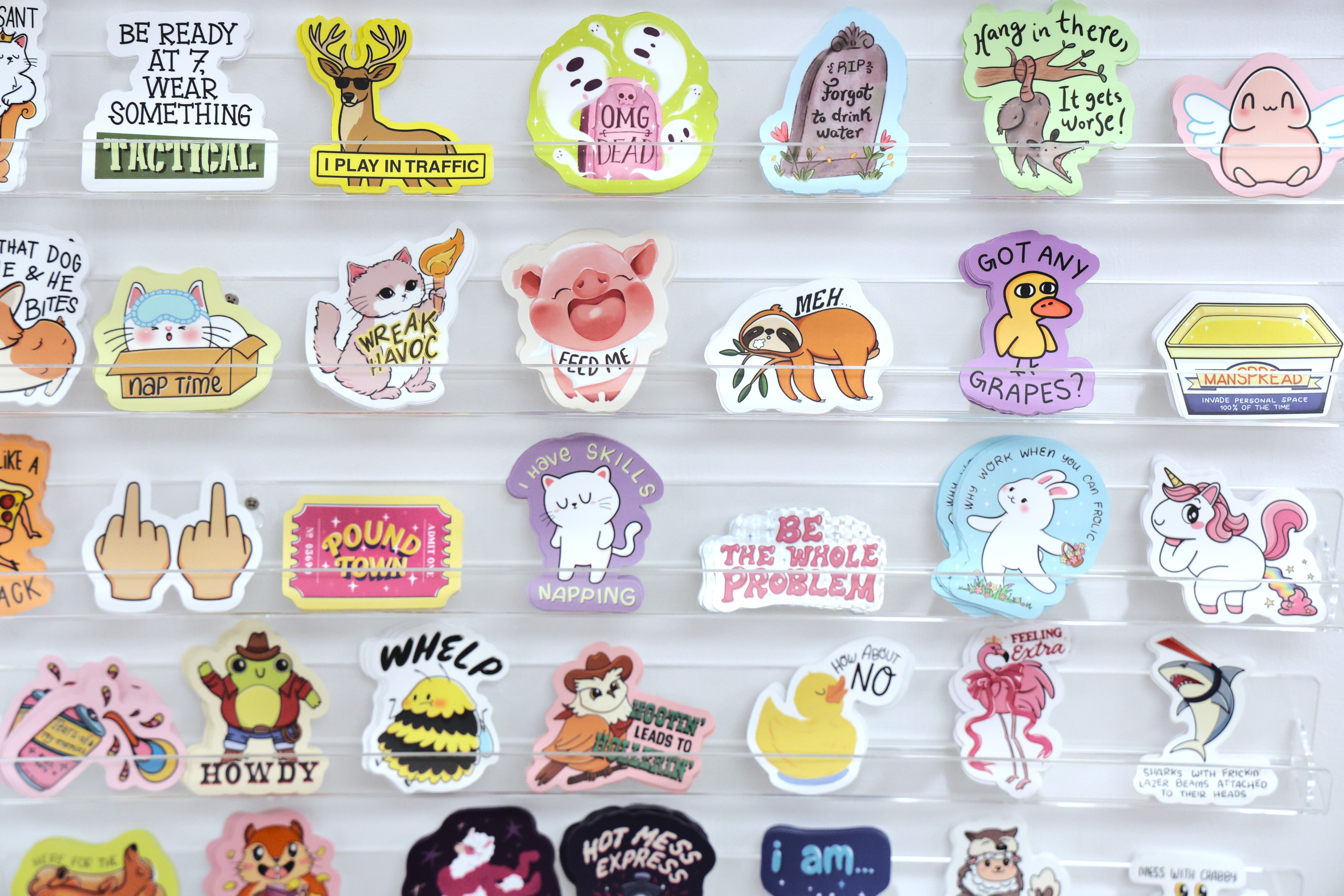Funny Stickers & Decals - Funny Stickers for Laptops & Water Bottles ...