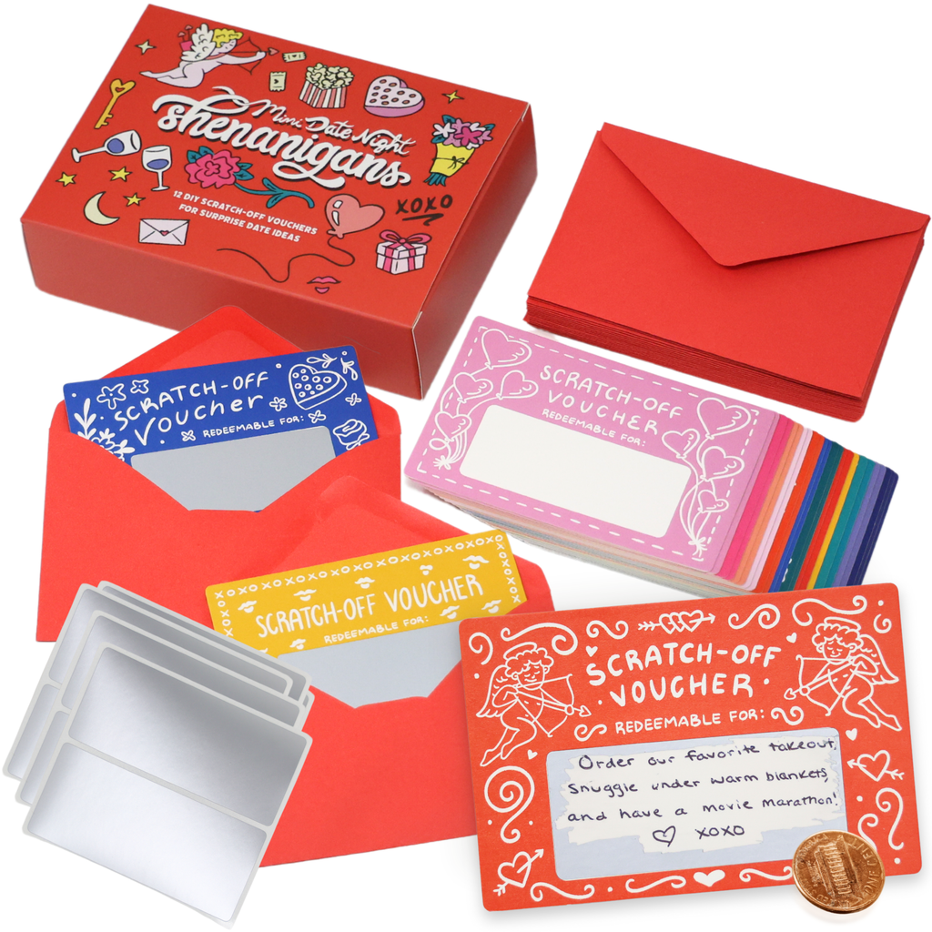 Funny Scratch Off Note Cards / Mini Date Night Shenanigans - Sleazy ...