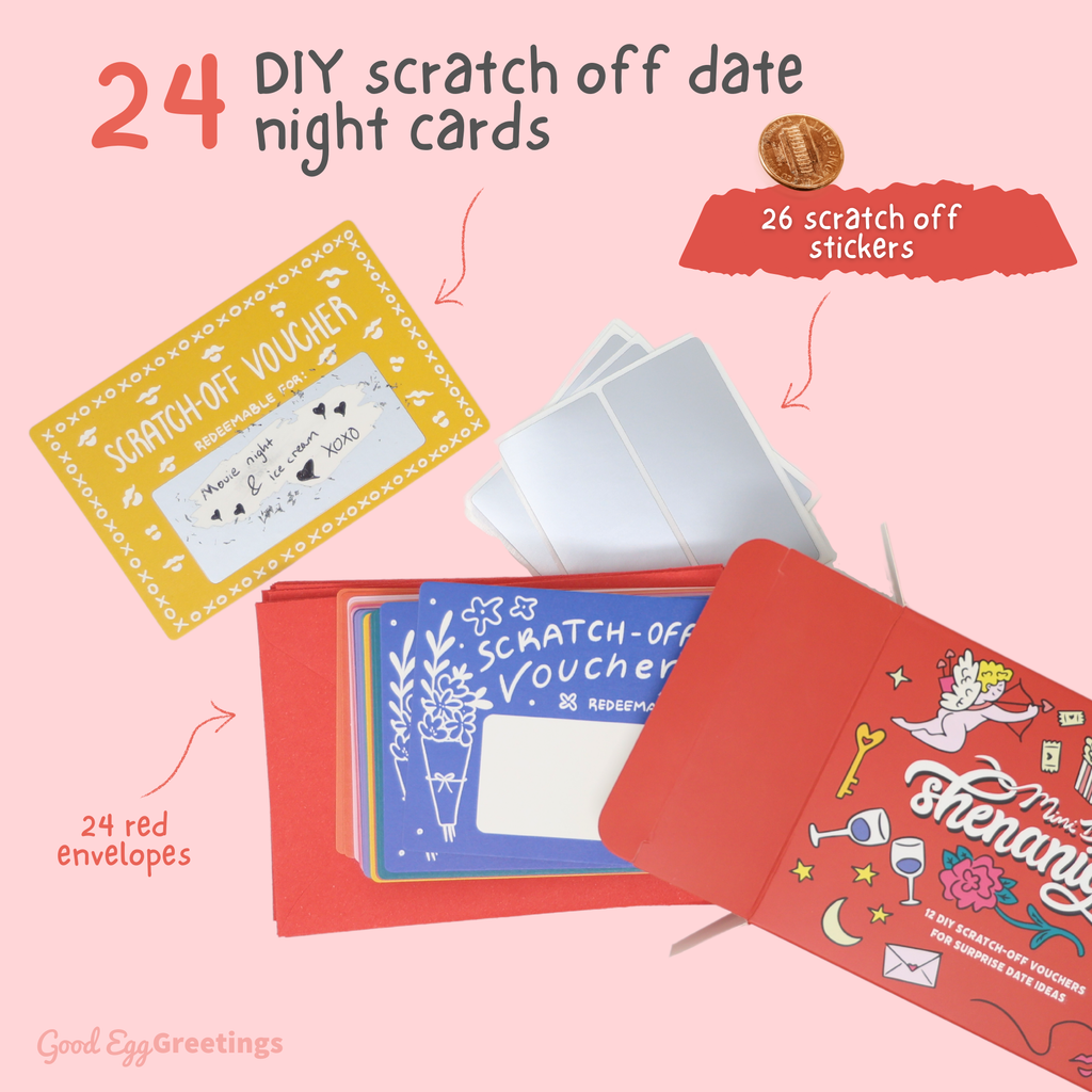 Funny Scratch Off Note Cards / Mini Date Night Shenanigans - Sleazy ...