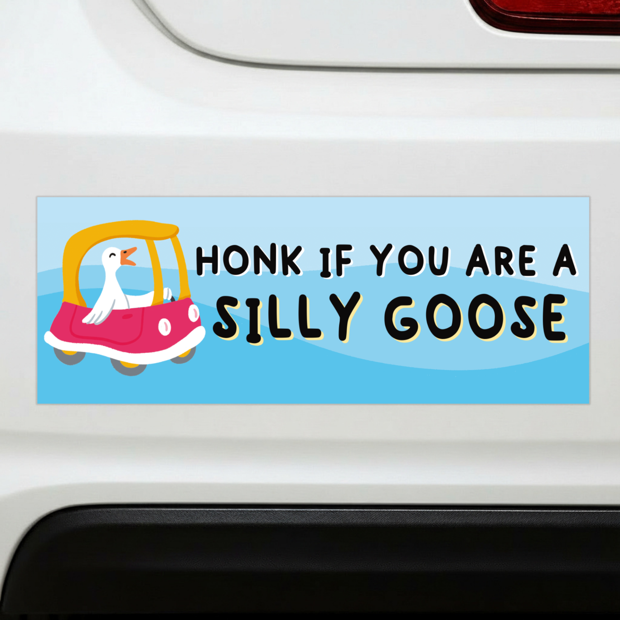 Honk Silly Goose | Funny Car Magnet – Sleazy Greetings