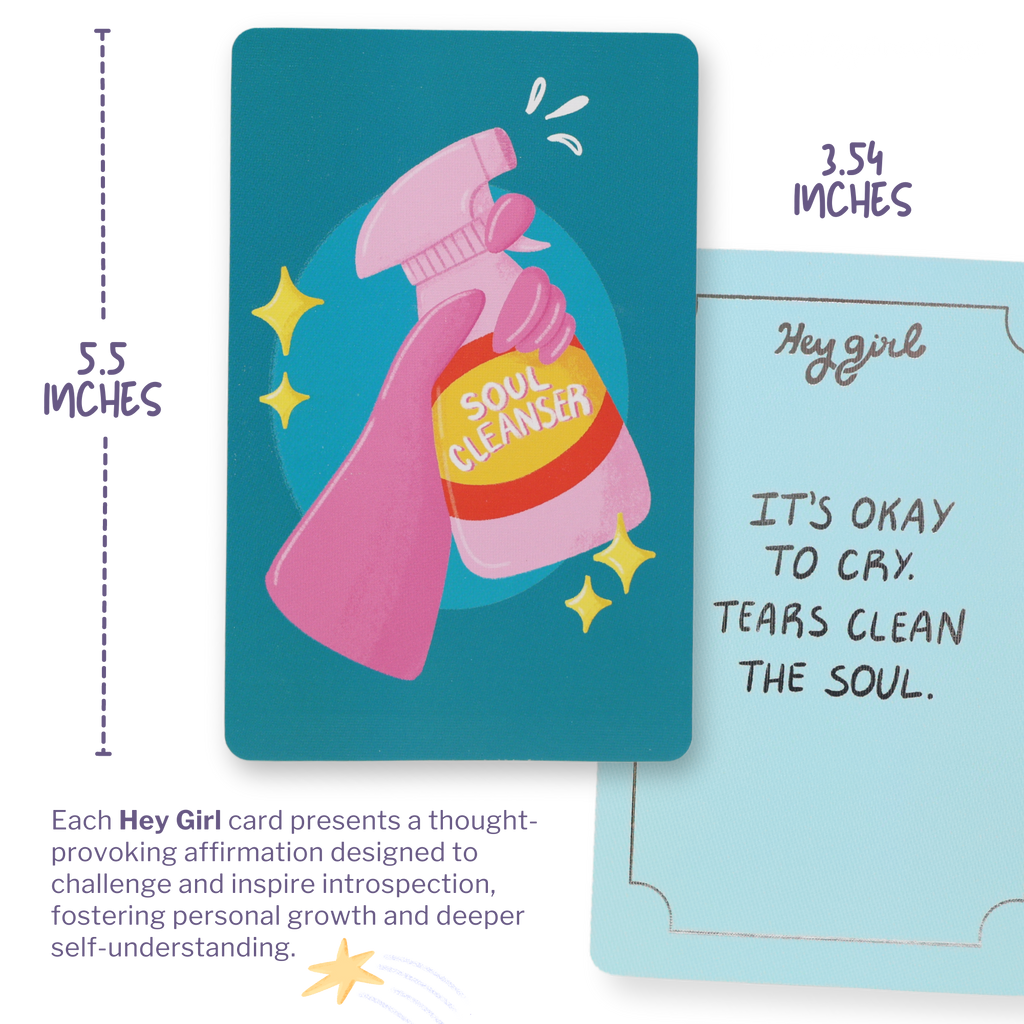 Sassy Affirmation Cards / Hey Girl Affirmation Cards - Sleazy Greetings