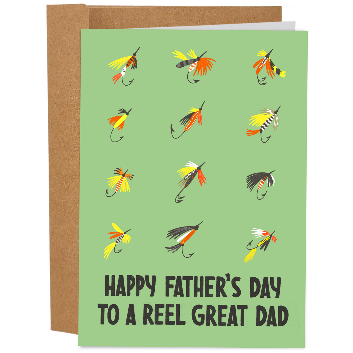 Funny Father's Day Card / To A Reel Great Dad - Sleazy Greetings