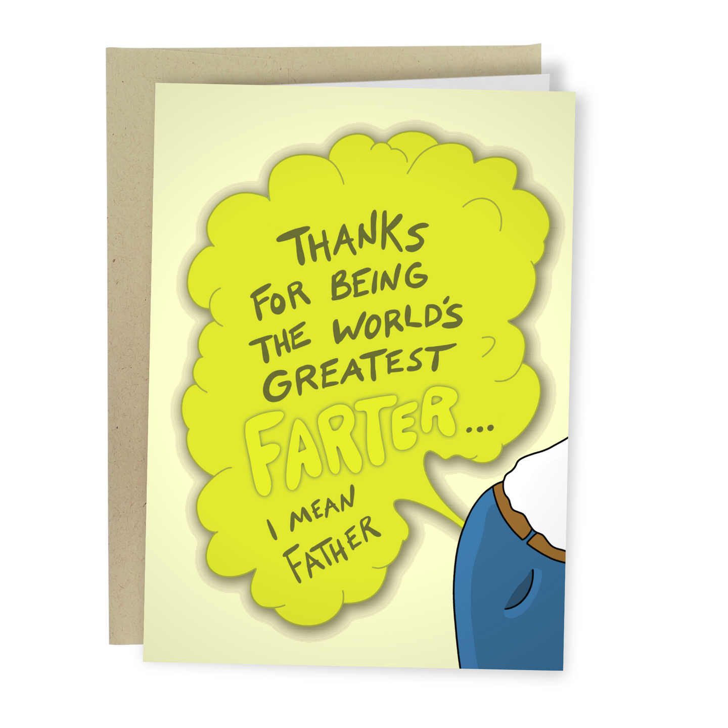 Funny Father's Day Card / World's Greatest Farter - Sleazy Greetings