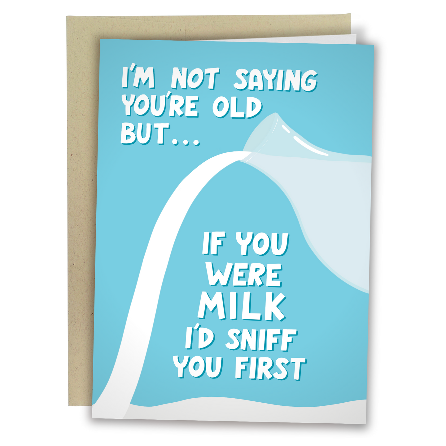 Funny Birthday Card For Husband - Sniff You First Milk Card - Sleazy ...