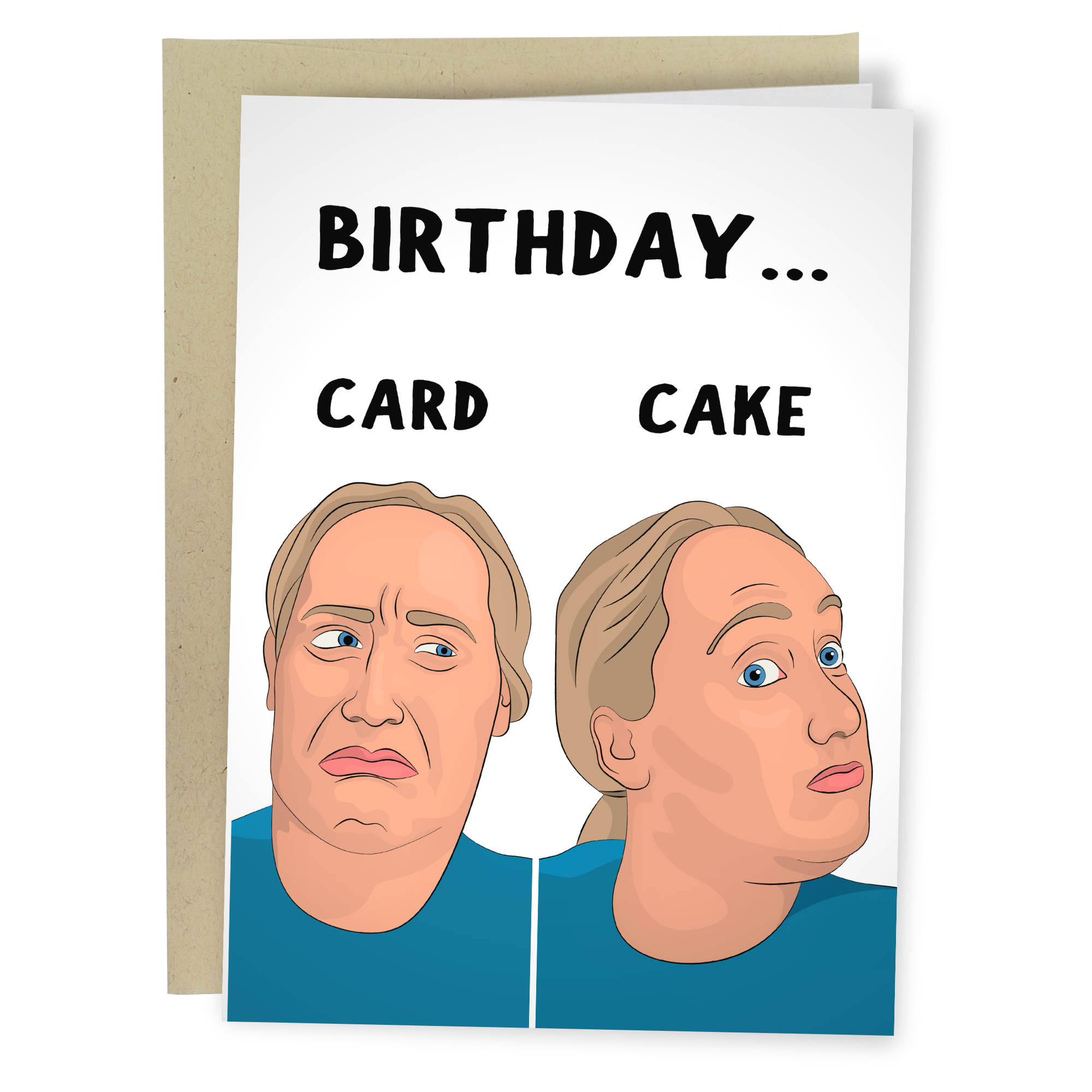 Funny Kombucha Girl Viral Meme Birthday Card - Sleazy Greetings
