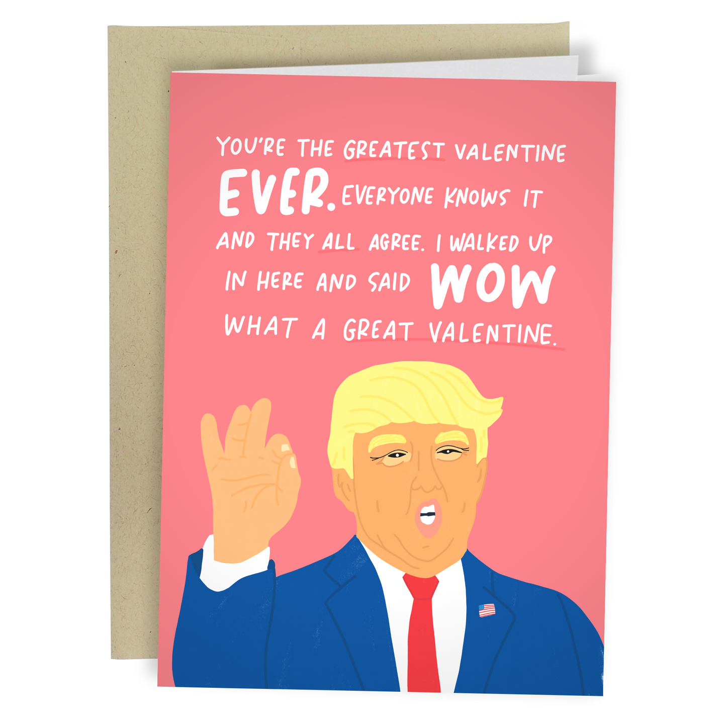 Funny Valentine's Day Card / Greatest Valentine Ever Donald Trump ...